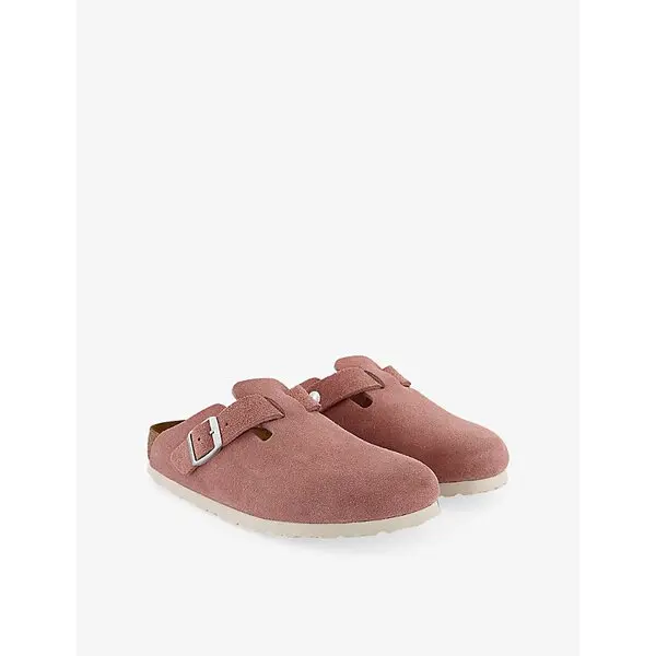 BIRKENSTOCK Boston Suede Clogs