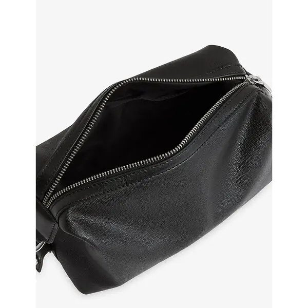 REISS Leather Wash Bag