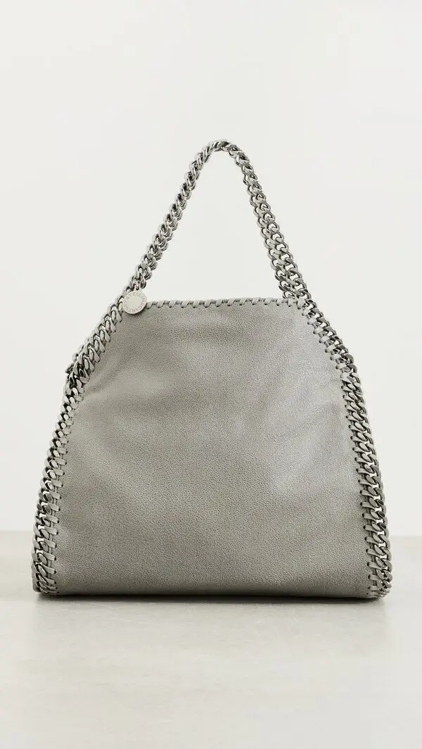Stella McCartney Shaggy Deer Mini Chain Tote Bag - Light Grey