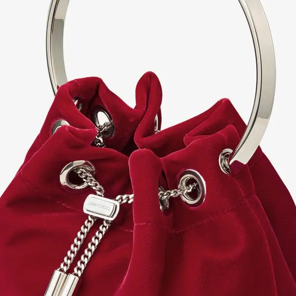 JIMMY CHOO Bon Bon Velvet Bag