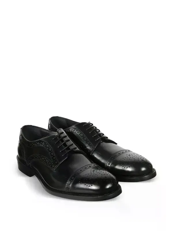 BALDININI Leather Derby Shoes