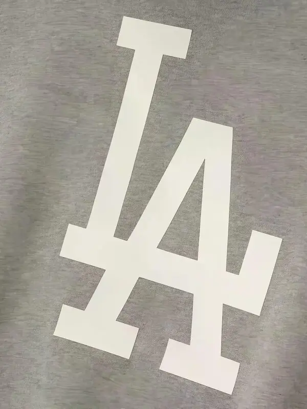 Fear Of God X Mlb Dodgers Graphic Hoodie - Grey