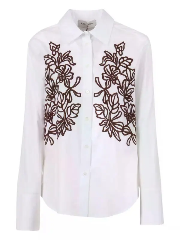 ERMANNO FIRENZE Ermanno Scervino Embroidery Shirt - White