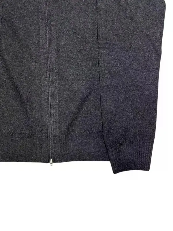 GRAN SASSO Zip-up Funnel-neck Sweater