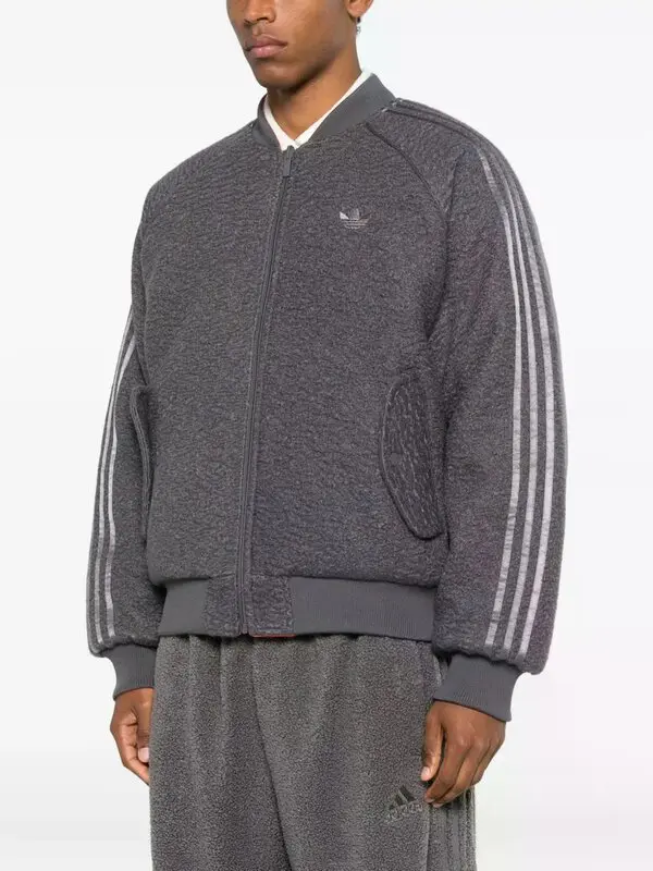 Adidas Reversible Bomber Jacket - Grey