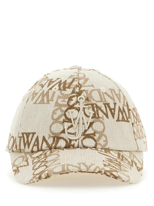 JW Anderson Baseball Cap With Anchor - Multicolour