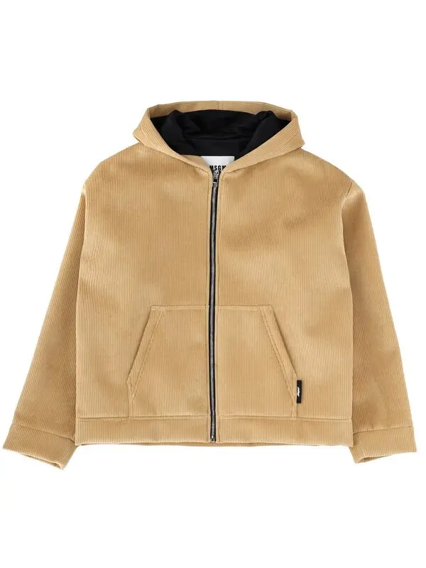 MSGM Velvet Jacket - Beige