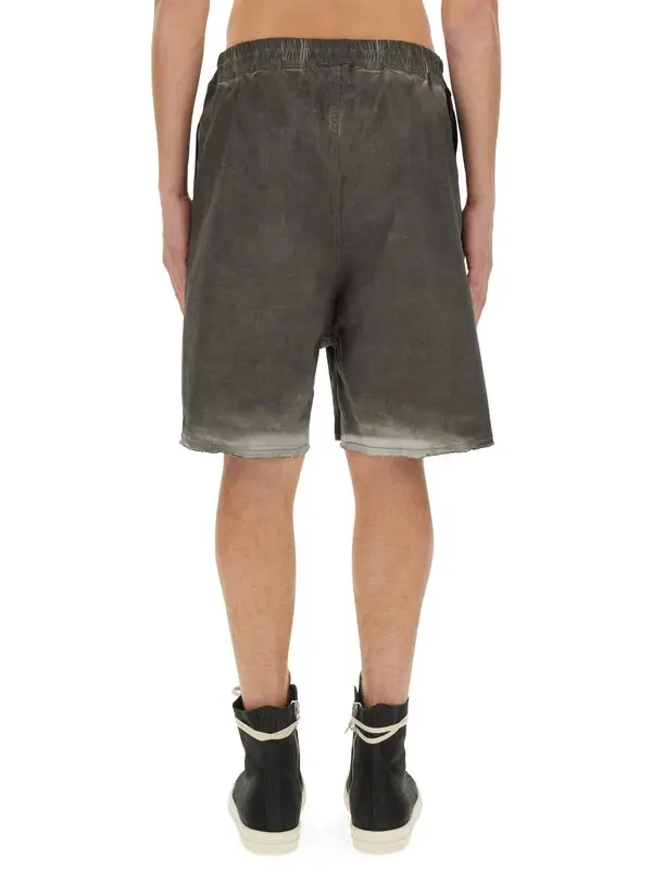 Rick Owens Denim Bermuda Shorts