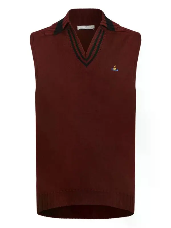 VIVIENNE WESTWOOD Striped Sleeveless Jacket