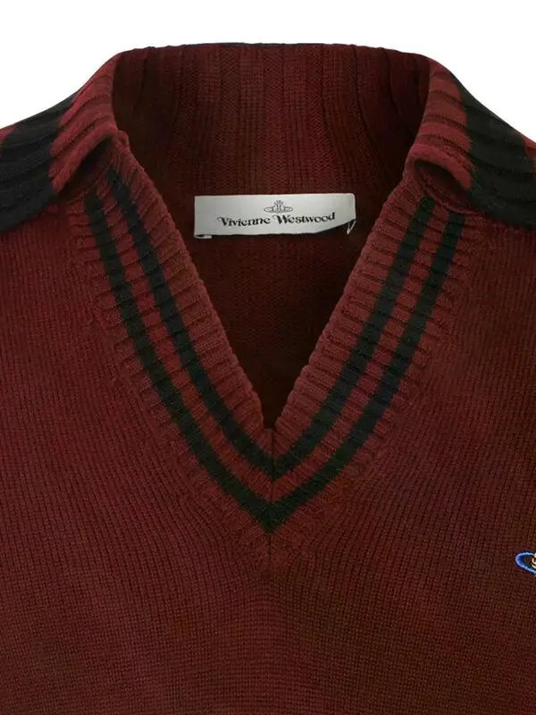 VIVIENNE WESTWOOD Striped Sleeveless Jacket