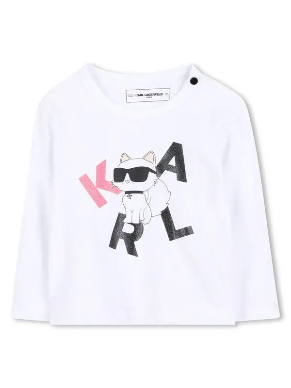 Karl Lagerfeld T-shirt With Logo - White