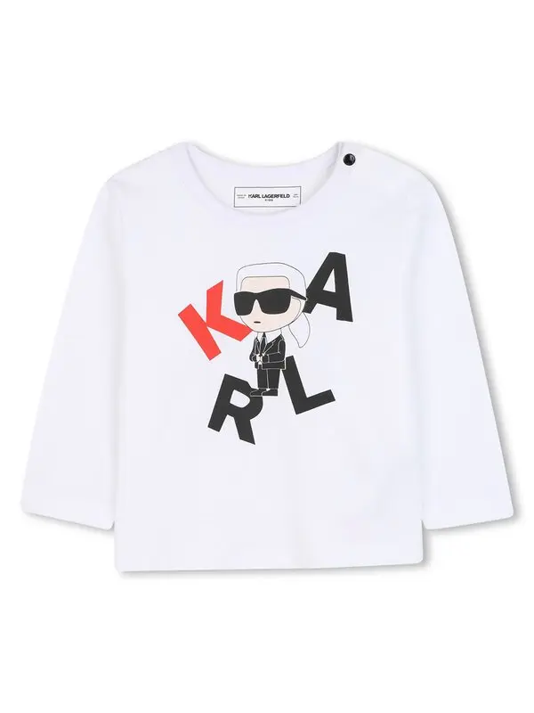 Karl Lagerfeld Logo T-shirt - White