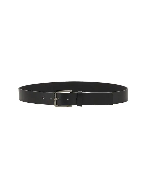 Hugo Belt With Logo - Black