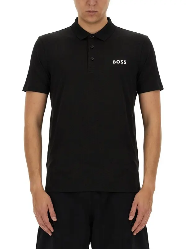 BOSS Polo With Logo - Black