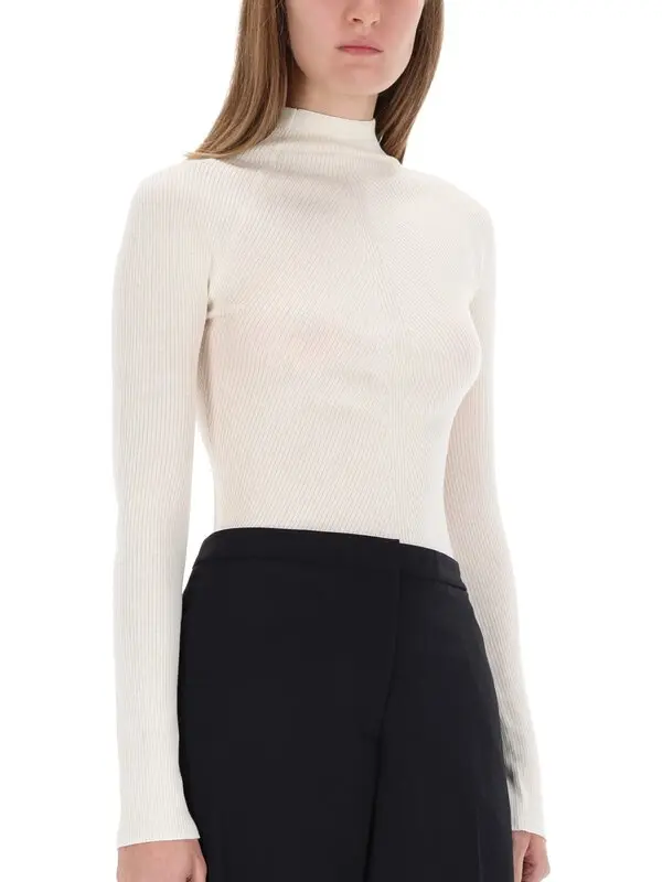 BOSS Ribbed Knit Top