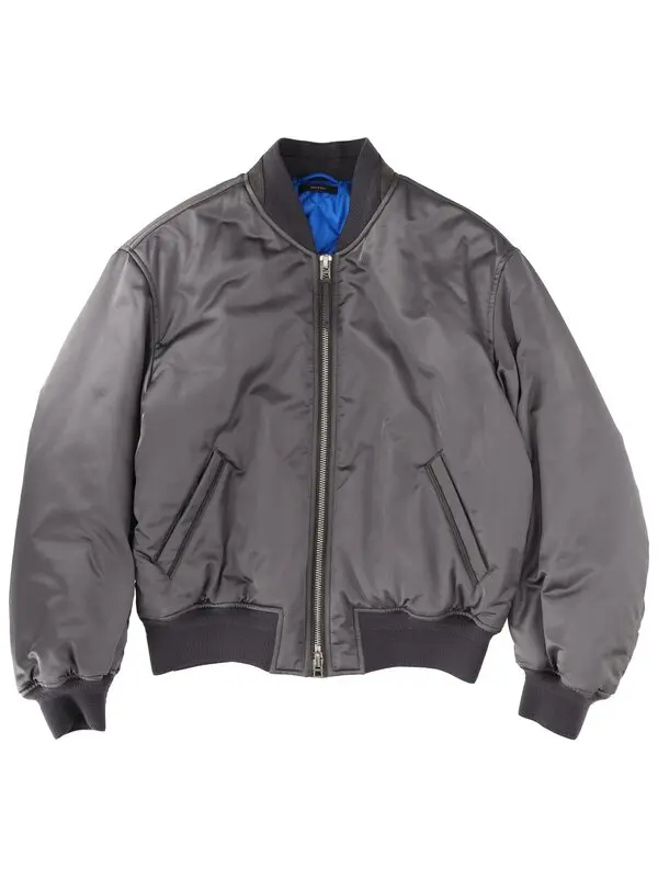 TOM FORD Silk Bomber Jacket - Grey