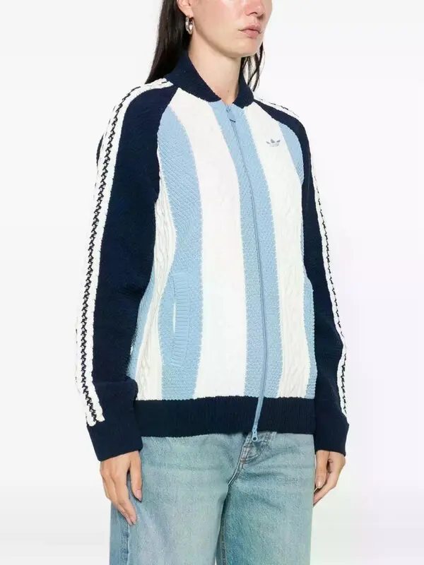 Adidas Archive Striped Zip Cardigan