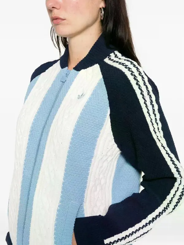 Adidas Archive Striped Zip Cardigan