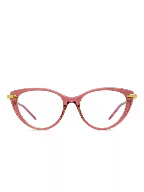Pomellato Cat-eye Shape Glasses - Pink