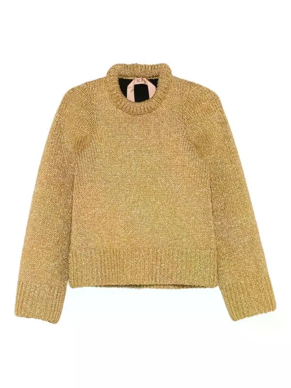 N°21 Ribbed Roundneck Knitwear