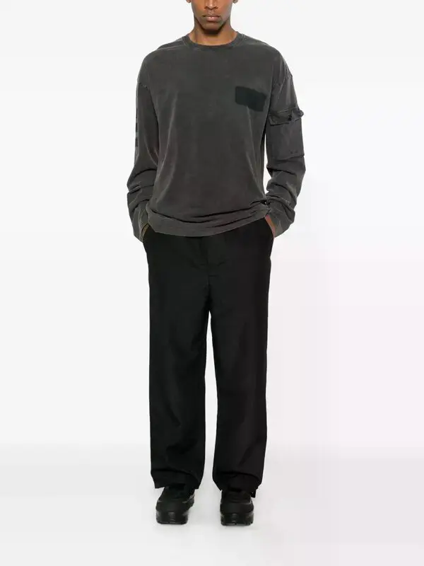 PEACEMAKER OAMC Sleeve-pocket T-shirt - Black