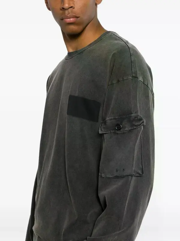 PEACEMAKER OAMC Sleeve-pocket T-shirt - Black