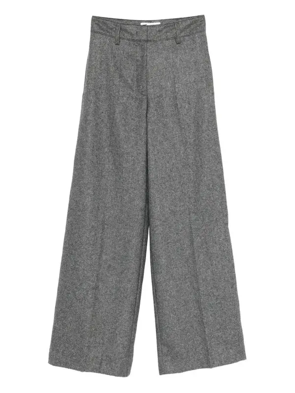 Marc O'polo Wide-leg Palazzo Pants - Grey
