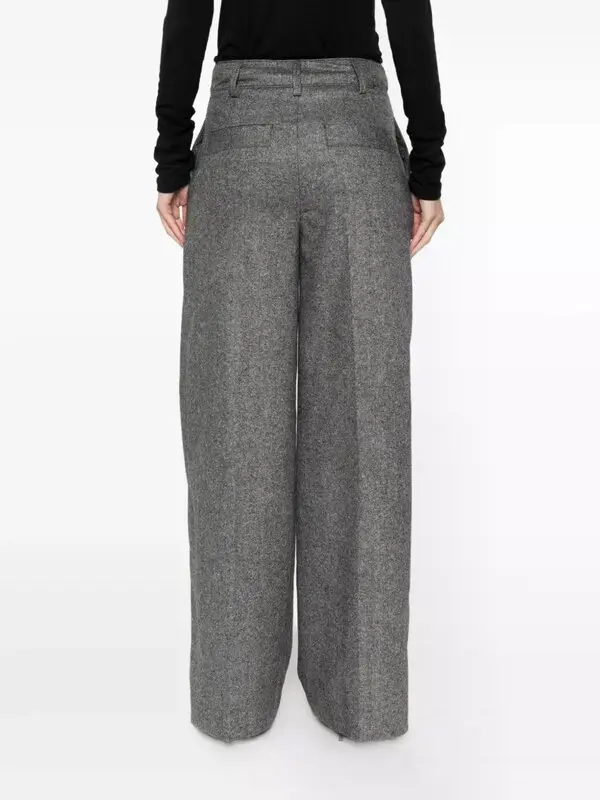Marc O'polo Wide-leg Palazzo Pants - Grey