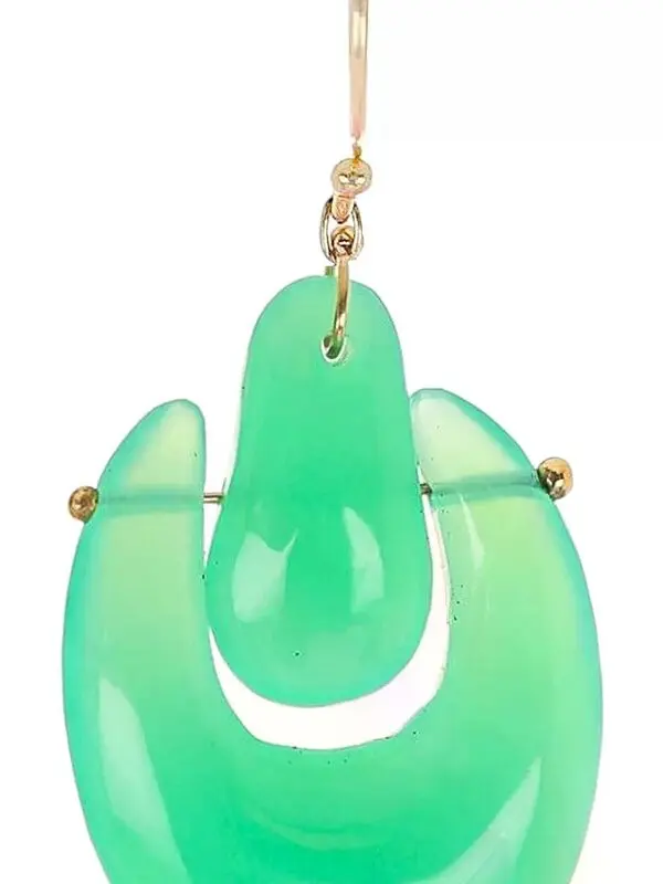 TEN THOUSAND THINGS 18k Yellow Gold O'keeffe Earrings - Green
