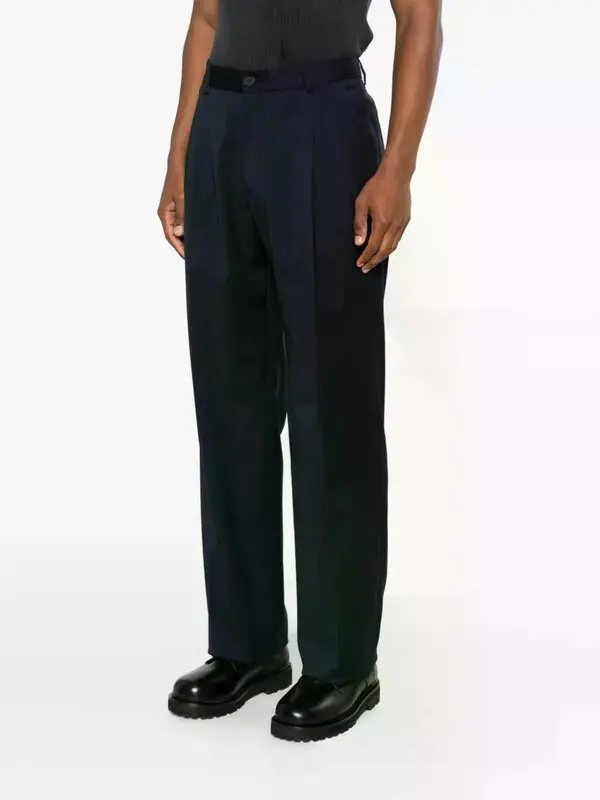 MANUEL RITZ Pleated Trousers - Blue
