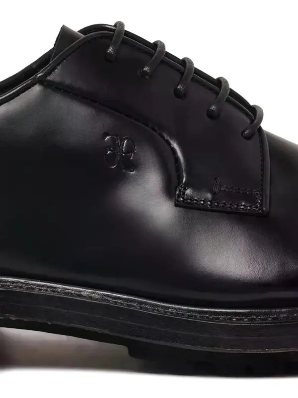 FABI Embossed Logo Derby Shoes