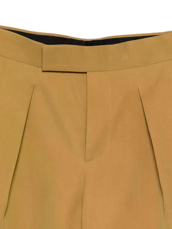 SAPIO Pleated Gabardine Trousers