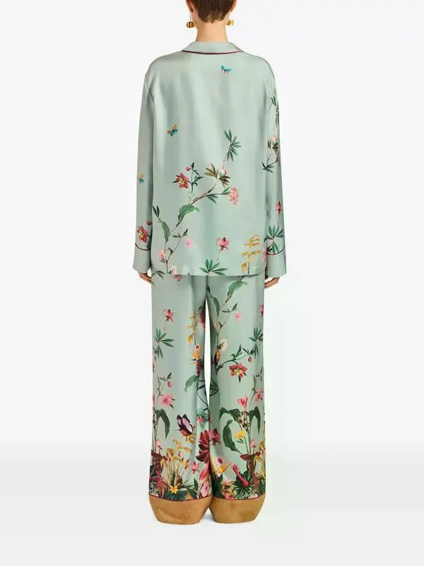 La DoubleJ Floral Palazzo Pants