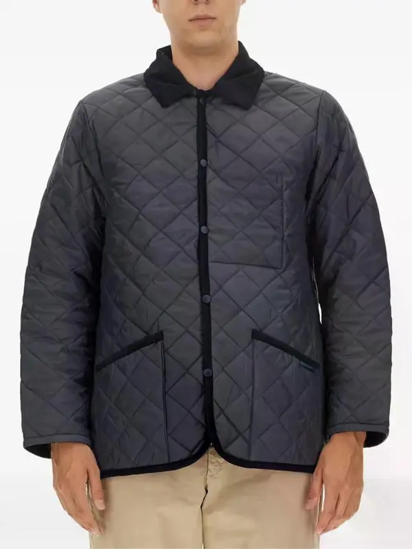 LAVENHAM Quilted Collared Jacket - Blue