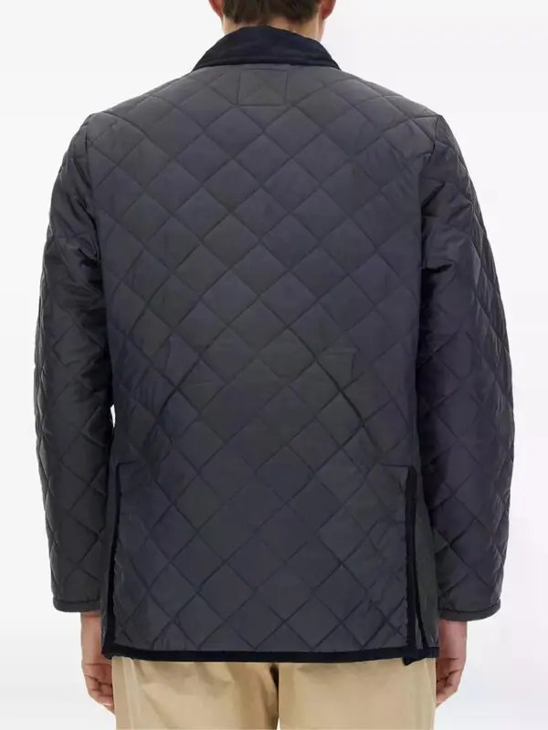 LAVENHAM Quilted Collared Jacket - Blue