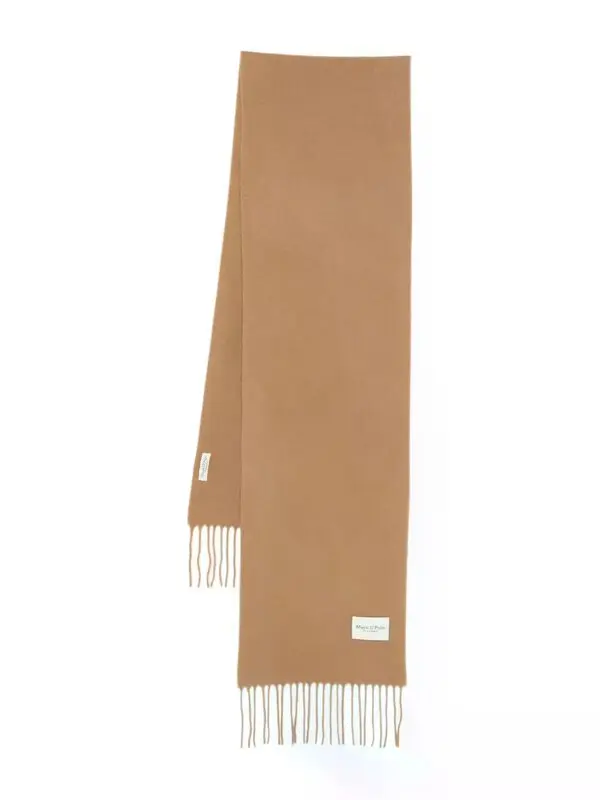 Marc O'polo Fringed Scarf - Brown