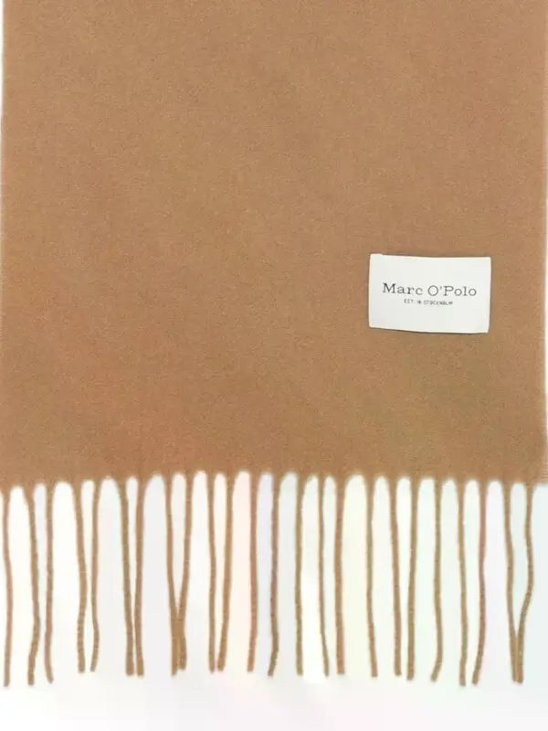 Marc O'polo Fringed Scarf - Brown