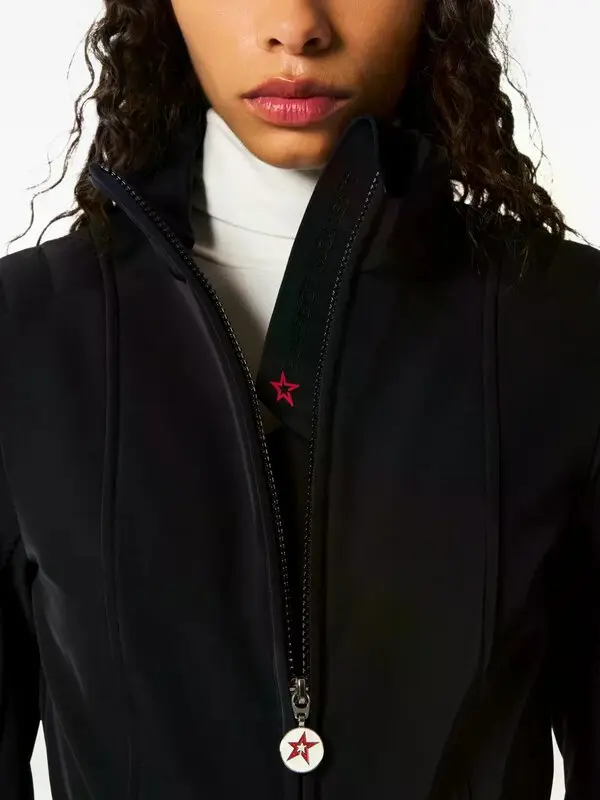 Perfect Moment Belted Star-detail Ski Suit - Black