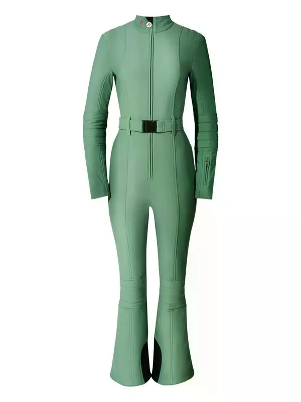 Perfect Moment Belted Ski Suit - Green