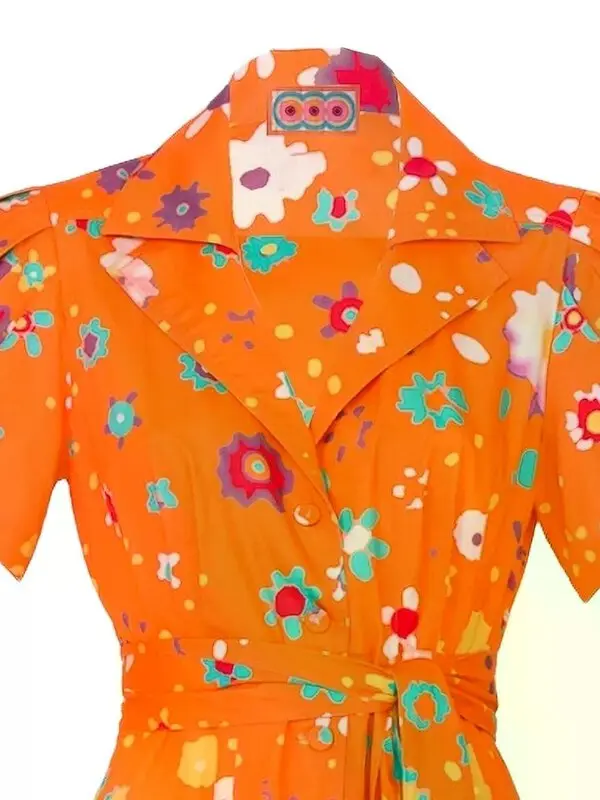 Lhd The Glades Floral Dress - Orange