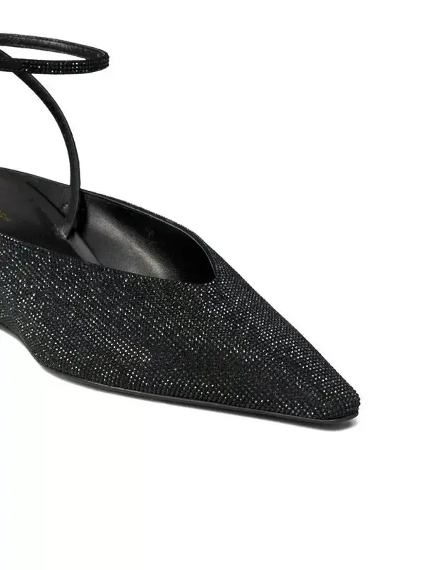 Tory Burch 50mm Pavé Wedge Pumps - Black