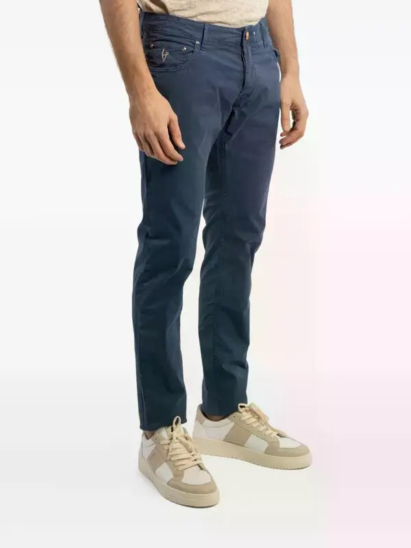 HANDPICKED Five-pocket Trousers