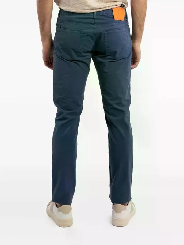 HANDPICKED Five-pocket Trousers