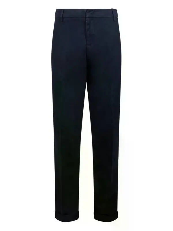 DONDUP Pressed-crease Rolled-hem Trousers