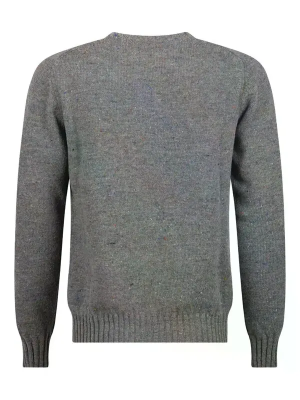 GALLIA Crew-neck Wool Sweater