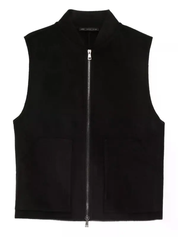 LOW BRAND Zip Sleeveless Vest