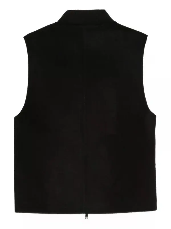 LOW BRAND Zip Sleeveless Vest