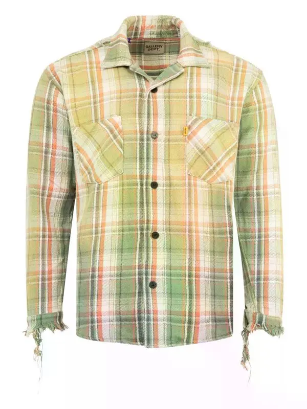 GALLERY DEPT. Frayed-detailed Shirt - Green