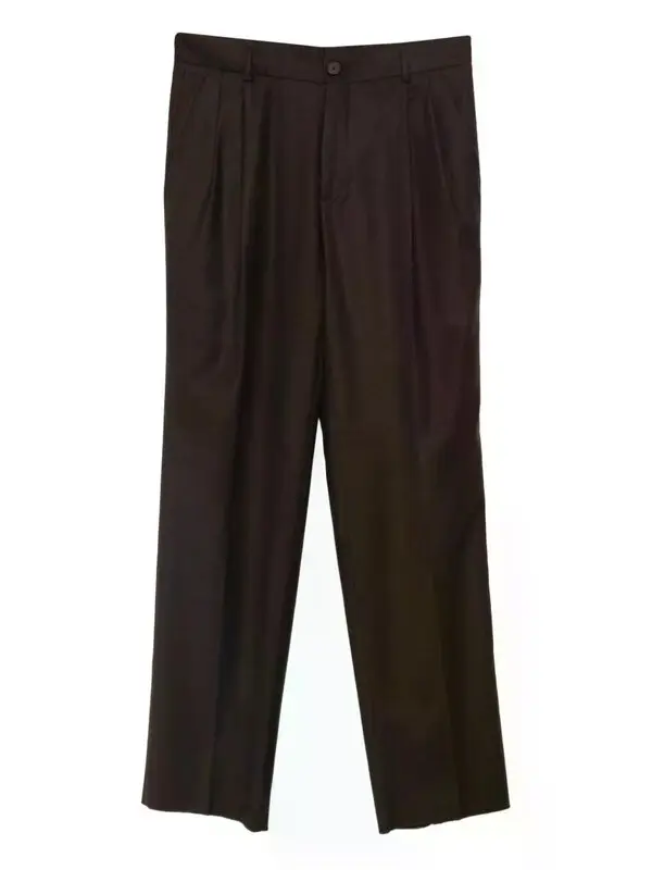 MANUEL RITZ Pleated Trousers - Brown