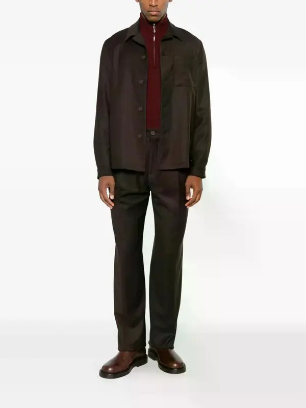 MANUEL RITZ Pleated Trousers - Brown